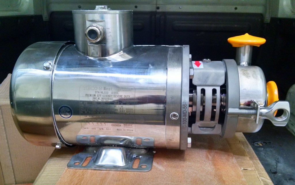 Q-PUMPS SERIE QC. MOTOBOMBAS CENTRIFUGAS SANITARIAS EN 316L – EQUIPOS Y ...